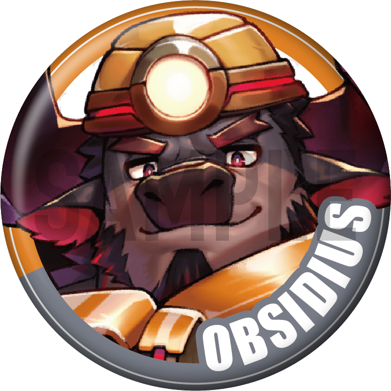 "Obsidius" Character Can Badge – LIFEWONDERS SHOP