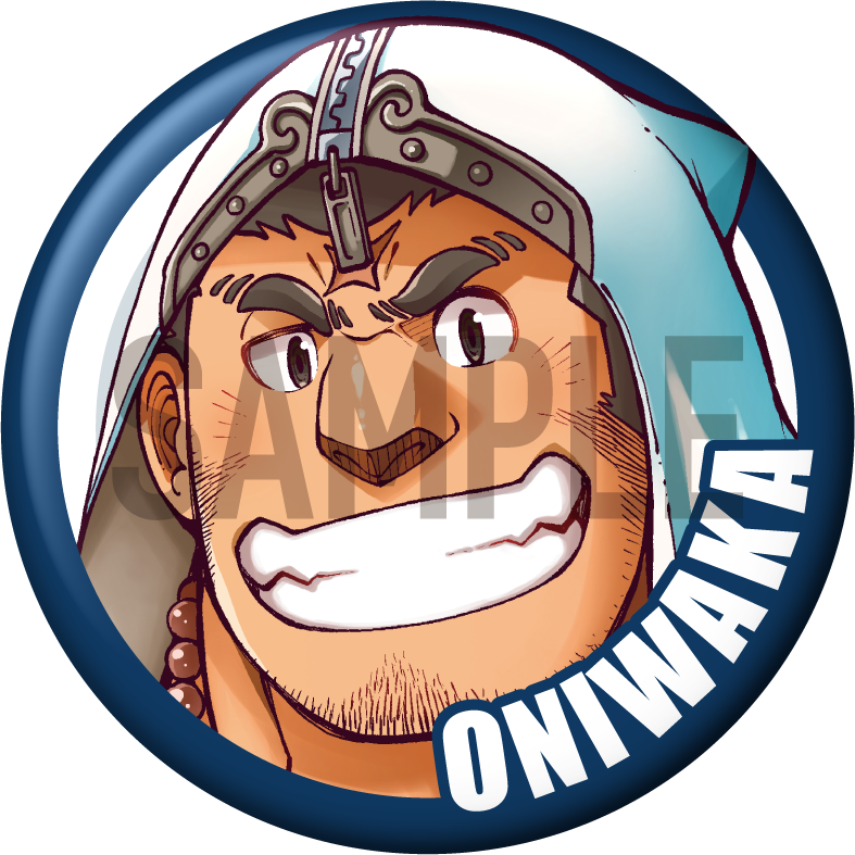 "Oniwaka" Character Can Badge – LIFEWONDERS SHOP