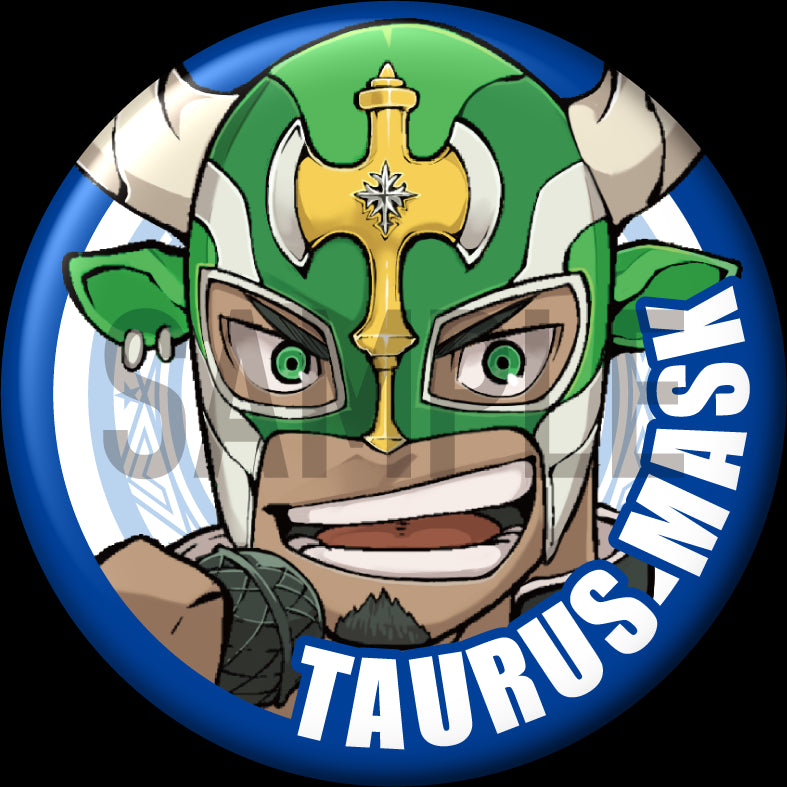 "Taurus Mask" Character Can Badge – LIFEWONDERS SHOP